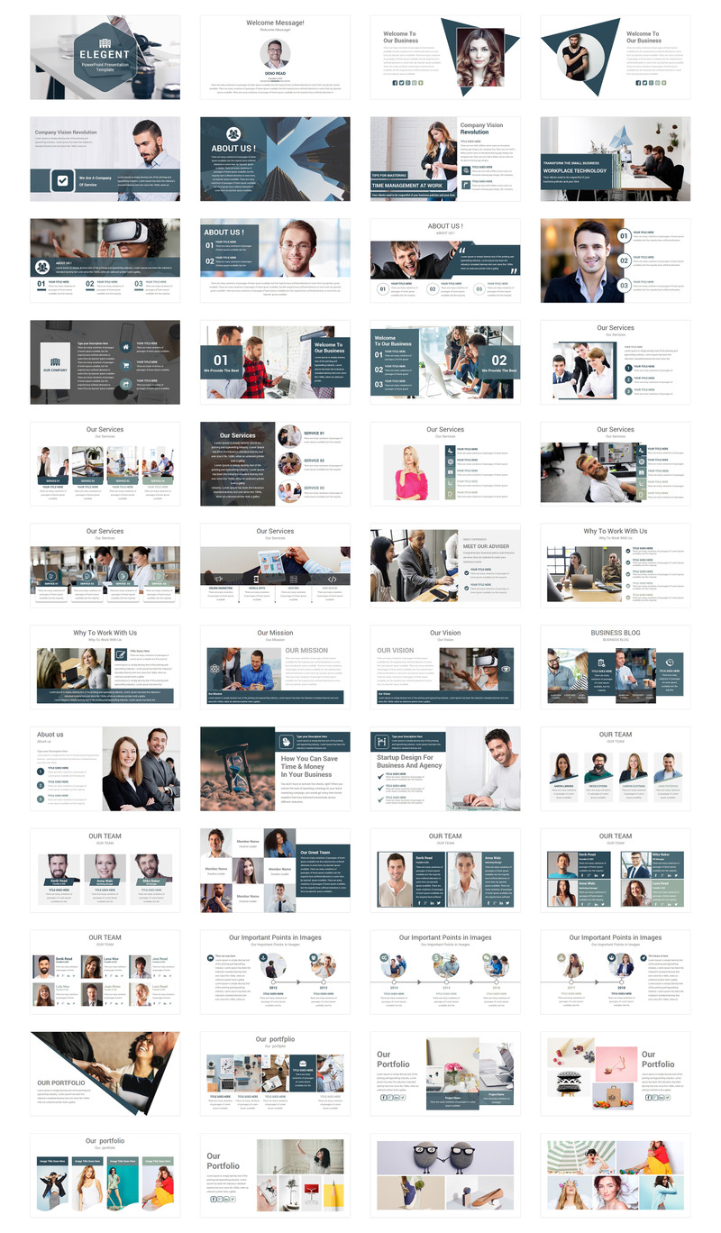 Elegant Powerpoint Template 73840 Templatemonster